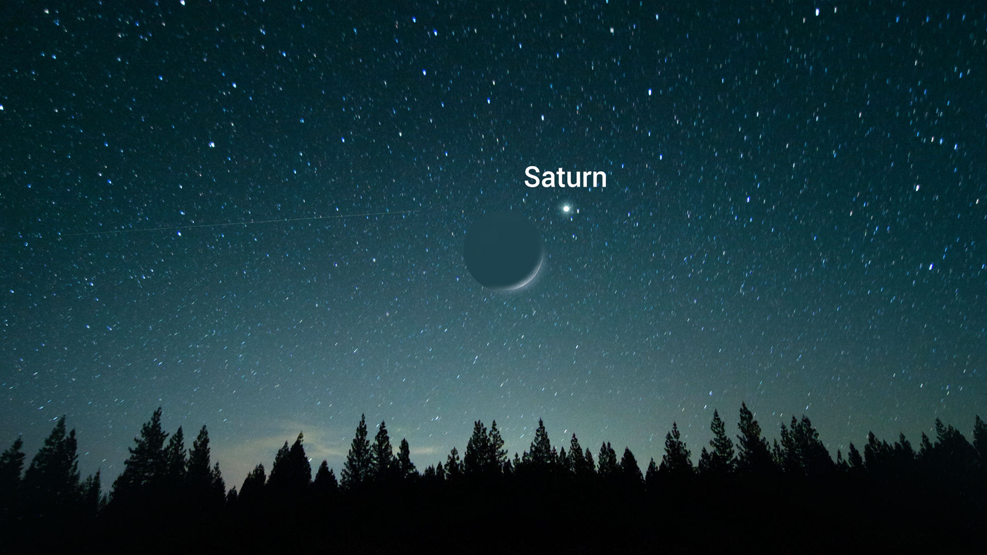 Close Approach Of The Moon And Saturn Star Walk